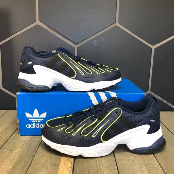 adidas | Shoes | Adidas Eq Gazelle Collegiate Navy Volt Ms | Poshmark